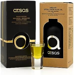 Amazon.com : ATSAS Organic Extra Virgin Olive Oil - Award-Winning ...