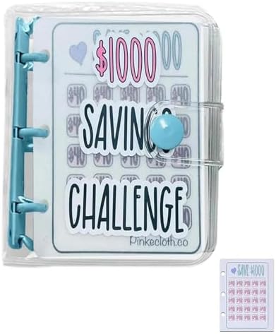 Amazon.com : 1000 Savings Challenge Binder, Monthly Money Savings ...
