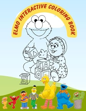 Elmo Interactive Coloring Book: An Economical Activity Book for ...