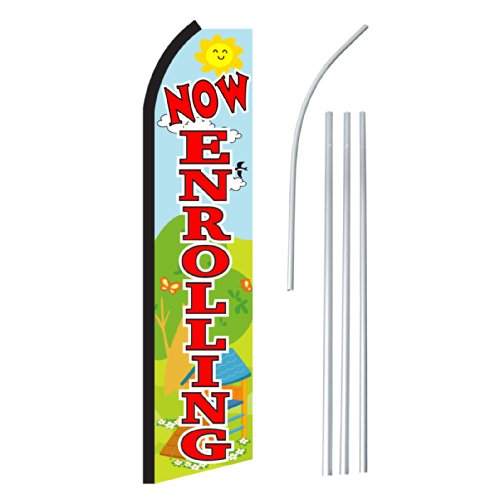 Amazon.com : NEOPlex -"Now Enrolling" - Floppy Flappy Flutter Flag and ...