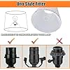 Uno Lamp Shade,Drum Pleated Lamp Shades 5" Top x 9" Bottom x 7" Slant ...