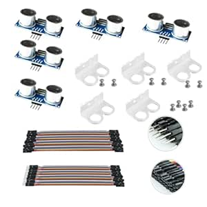 SmartSense 10PCS Ultrasonic Sensor Kit with Mounting Brackets and ...