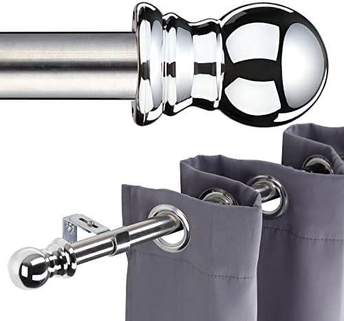 Amazon.com: Thestoa Curtain Rods for Windows 48 to 84-92 inch, 5/8 ...