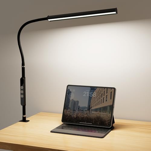 Amazon.co.jp: Jplednas Desk Light, LED Clamp Type, Stand Light, Eye ...
