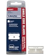 Amazon.com: AccuTec Pro Heavy Duty Steel Backed Single Edge Razor ...