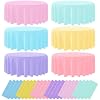 Amazon.com: 24Pack Round Pastel Color Tablecloths,Plastic Pastel ...