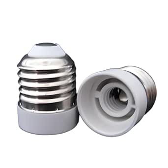 Amazon.co.jp: LCHUNYANG e26 e12 変換ソケット0-250V 50/60Hz専用、難燃材熱に強い、電球ソケットE26→E12口金変換アダプター (2個入り ...