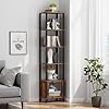 Amazon.com: TUTOTAK 6 Tier Bookcase and Bookshelf, Narrow Book Shelf ...