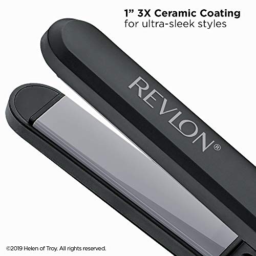REVLON Perfect Heat Ceramic Digital Flat Iron, 1 inch