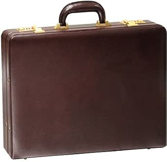 Amazon.com | Bellino Slim Leather Attaché Case Color: Burgundy | Briefcases