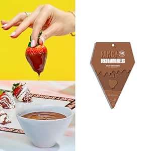 Amazon.com : Fancy Sprinkles Milky Chocolate Fancy Decorating Melts for ...