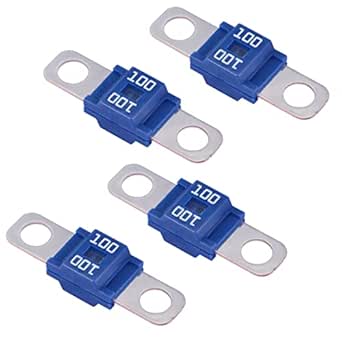 DINSTUDIO 4Pcs 100A MIDI/AMI Fuse, 100 Amp High Current Bolt-on Fuse ...