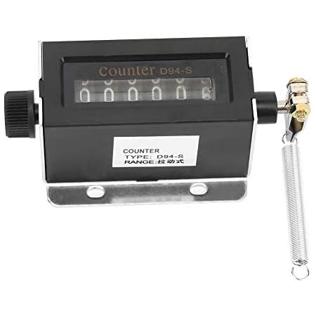 Amazon.com : D94-S Mechanical Counter, 6 Digit Resettable Rotary ...