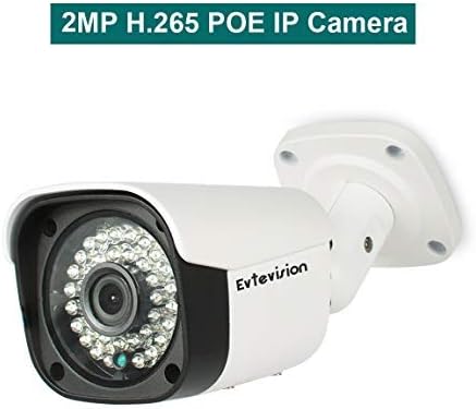 Evtevision Security IP Camera, 1080P 2MP POE(Power Over Ethernet) IP ...