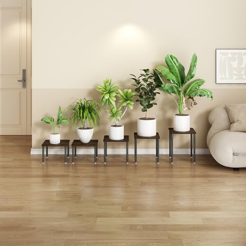 Snapklik.com : Plant Stand Pot Indoor 5 Pack Stackable And DIY Flower ...