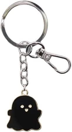 Amazon.com: Fuqimanman2020 Lovely Halloween Ghost Keychain Cartoon ...