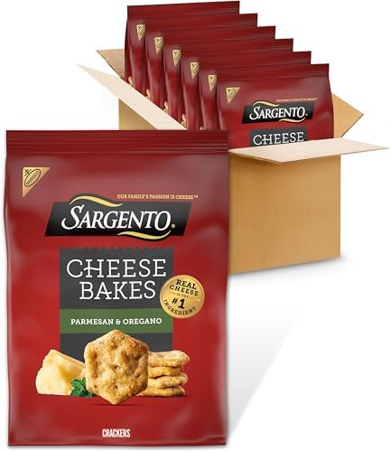 Amazon.com: Sargento® Cheese Bakes Parmesan and Oregano Crackers ...