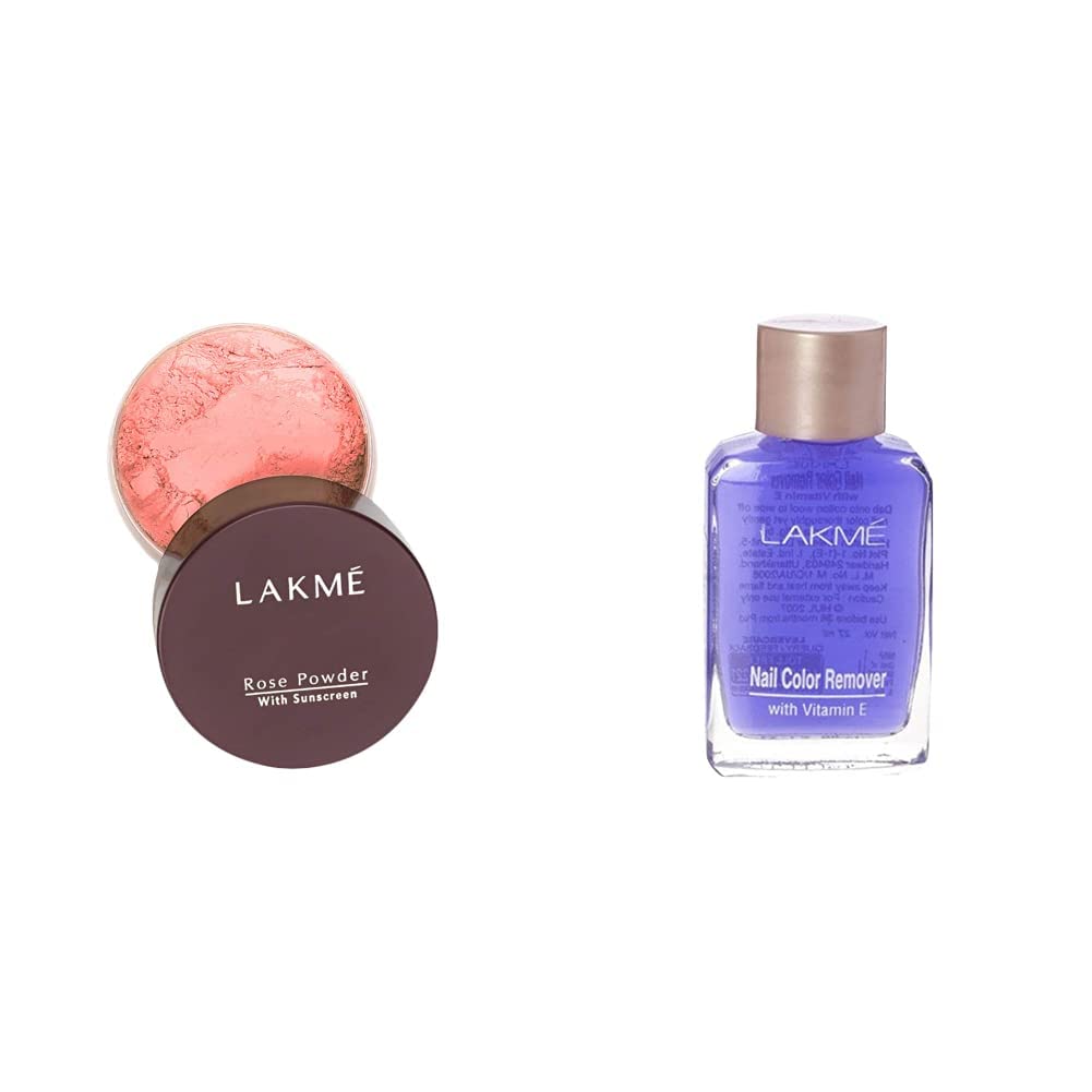 Buy LAKMÉ Rose Natural Face Powder for Oily Face, Warm Pink, 40 Gm And ...