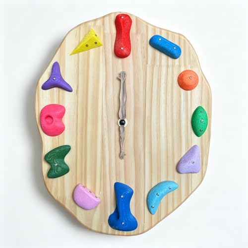 Amazon.com: Gripartiz Rock Climbing Clock - Irregular-Shaped Handmade ...
