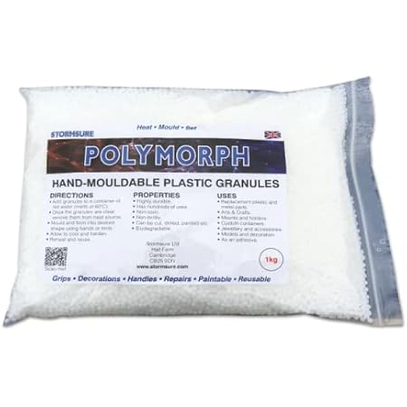MultiMorph Polymorph Mouldable Plastic Pellets 500g with 4 Free ...
