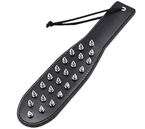 Amazon.com: Spanking Paddle for Sex Leather SM Tool with Safe Rivet Sex ...