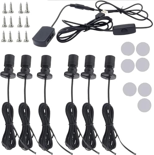 Mini LED Spotlights Dimmable USB-Powered Adjustable Accent Lighting for ...