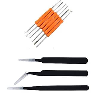 PagKis Combo of Solder Assist Tools and 3 ESD Safe Tweezers : Amazon.in ...