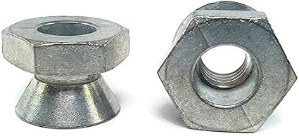 Amazon.com: Break Away Nuts Tamper Proof Security Shear Nuts Zamak 5 ...