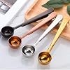 Amazon.com: Espresso and Coffee Measuring Spoon, Bag Clip, Solid ...