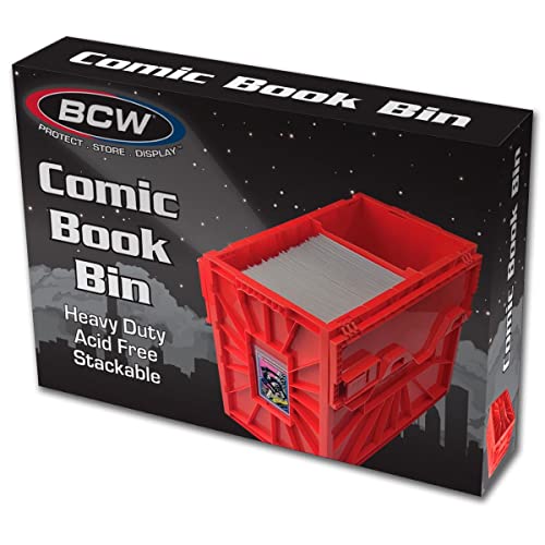 BCW Short Comic Book Bin - Holds 150 Standard Comic Books | Acid Free ...