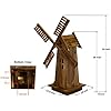 Amazon.com : Westcharm Wooden Dutch Windmill Back Yard Decorations ...