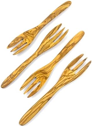 Amazon.com: Wooden Forks for Cooking - 2 pcs Wood Fork Set Perfect Size ...