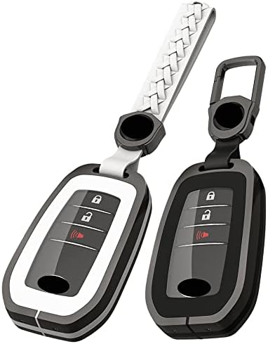 Amazon.com: K LAKEY Alloy Metal Key Fob Cover,Compatible with Toyota ...