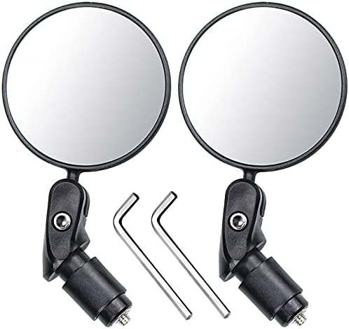 TAGVO Specchietto Bici, 2 Pezzi Specchietti per Bicicletta, HD Specchio ...