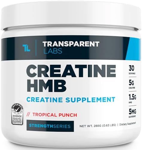 Amazon.com: Transparent Labs Creatine HMB - Creatine Monohydrate Powder ...