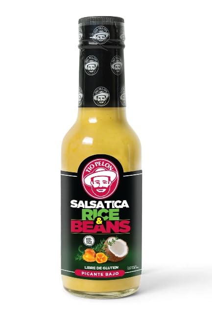 Amazon.com : Tio Pelon Caribbean Rice & Beans Sauce - Made in Costa ...