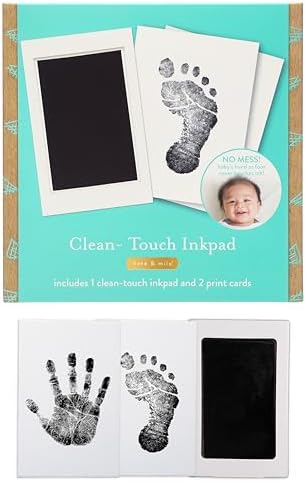 Amazon.com: Kate & Milo Clean-Touch Ink Pad, Baby Handprint and ...