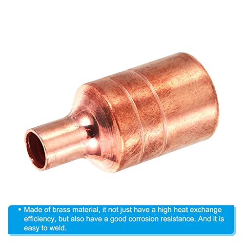 PATIKIL Copper Refrigerant Distributor, 2 Pack 1/8 x 3/8 Inch 6 Hole ...