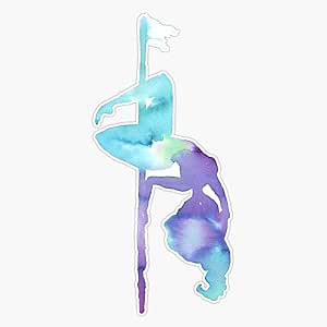 Amazon.com: Pole dance Revolution Sticker Bumper Sticker Vinyl Decal 5 ...