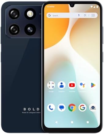 Amazon.com: BLU Bold N3 | 2023 | 5G | 3-Day Battery | Unlocked | 6.78 ...