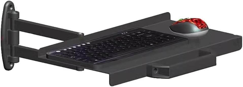 Amazon.com: DOUKI Tilt Rotating Keyboard Holder Wall Mount, Sit-Stand ...