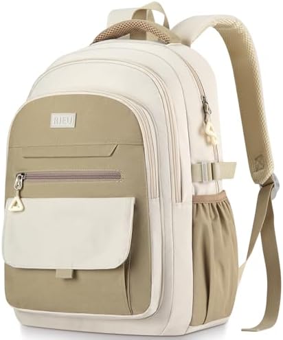 Amazon.com: RJEU Teen Girls Backpack for Highschool College,Aesthetic ...