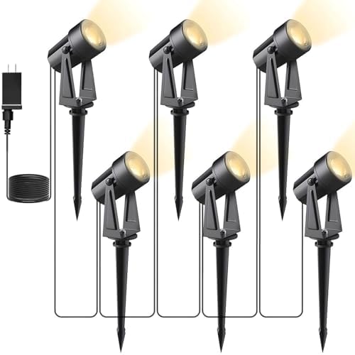 ALOVECO 12V Low Voltage Landscape Lights 6-in-1 Outdoor Spot Lights ...