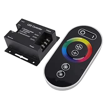 RGB Dimmer Switch, Automatic Sleep LED Controller DC12V 24V Quick ...