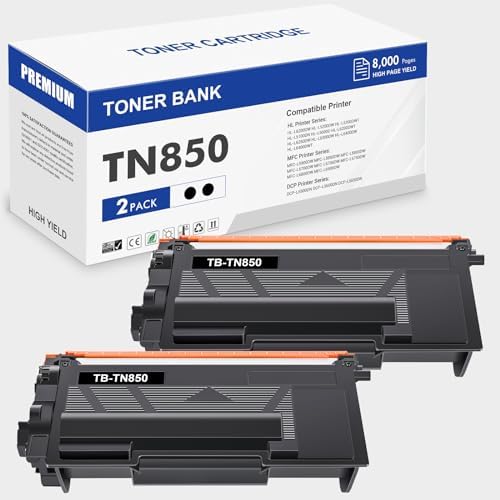 TN850 TN 850 TN820 TN-850 High Yield Toner Cartridge Replacement for ...