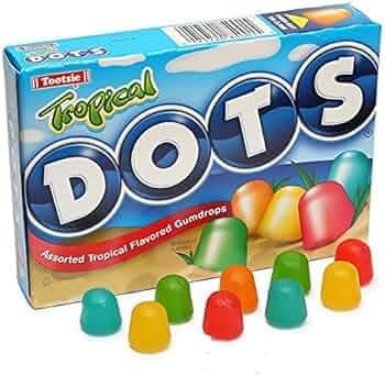 Amazon.com : Tropical Dots Assorted Flavor Gumdrops, 6.5 oz : Grocery ...