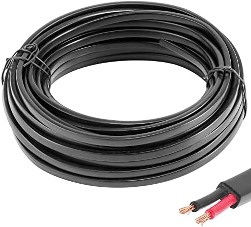 AGRISHOP Flat 2 Core Cable, 0.75mm² Automotive 2Core 12v 24v Thin Wall ...