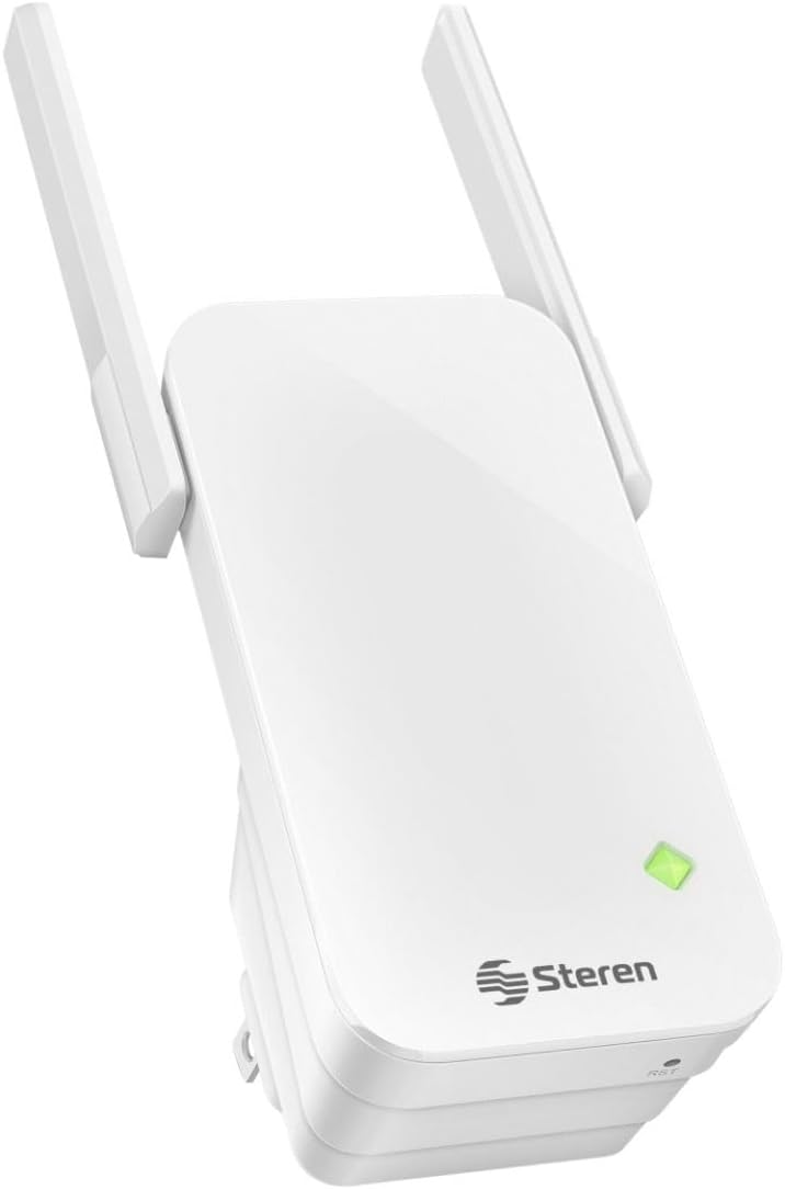 STEREN Repetidor Wi-Fi 300 Mbps, 2,4 GHz, hasta 30 m de Cobertura ...