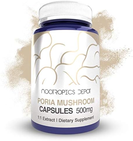 Amazon.com: Nootropics Depot Poria Mushroom Capsules | 500mg | 60 Count ...