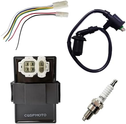 Amazon.com: 6 Pin DC CDI Box with CDI Cable Wire Harness Plug GY6 ...